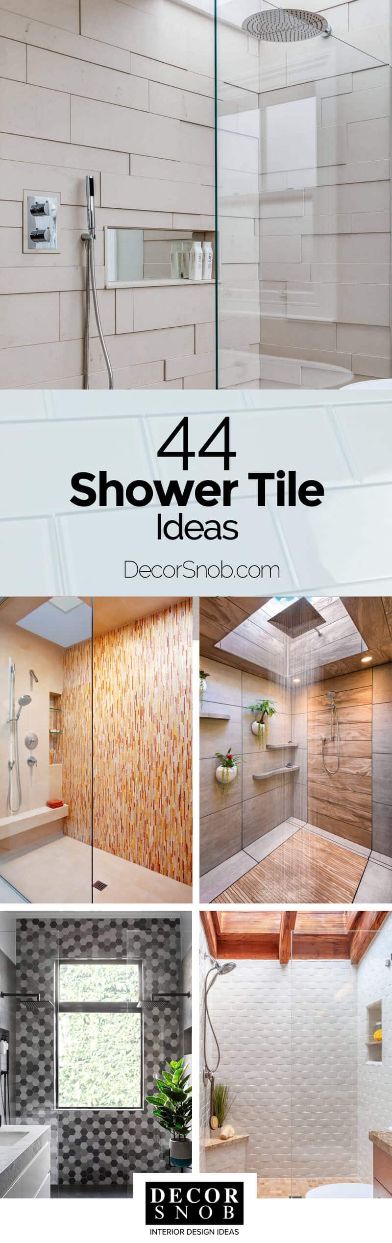 44 Best Shower Tile Ideas And Designs For 2019