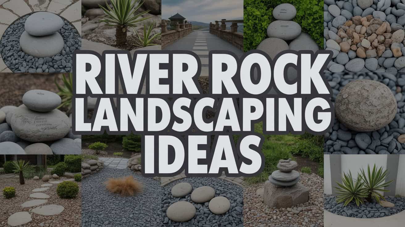 56 River Rock Landscaping Ideas for Your Home That Boost Curb Appeal ...