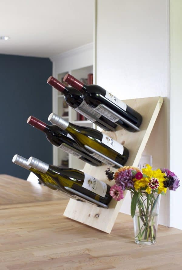 8 Creative Ideas for Making your Own DIY Wine Rack - Decor Snob