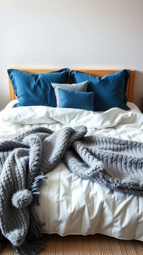 50 Stunning Grey and Blue Bedroom Ideas You’ll Love - Decor Snob